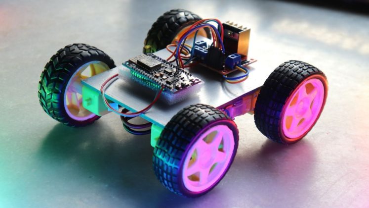 How to Make Arduino SmartPhone controlled WiFi car Using NodeMCU ...