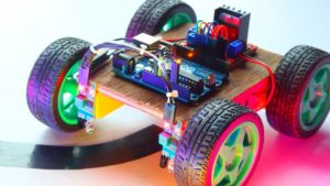 Line Follower Robot Car with Arduino UNO, L298N Driver, IR Sensor ...
