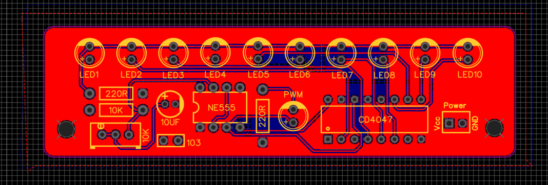 Simple LED Chaser Circuit | CircuitBest
