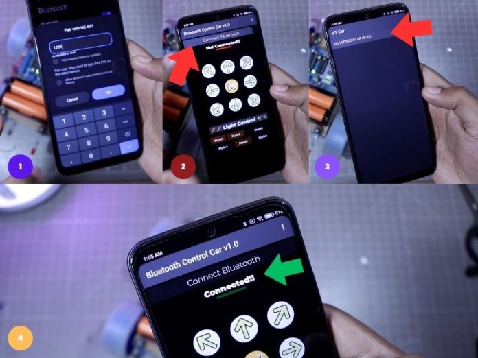 Make a Simple DIY Arduino Bluetooth Controlled Car with Front and Back ...